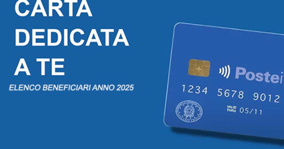 Comune di Palagonia - Carta Solidale Acquisti “Dedicata a Te” per beni ...
